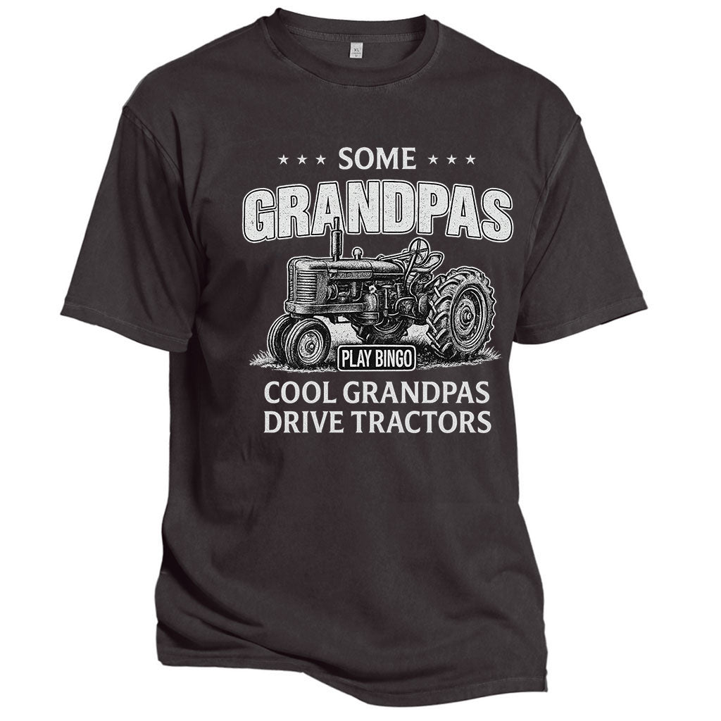 Cool Grandpa Tractor T-Shirt – Vintage Western Tee for Men | LouMark